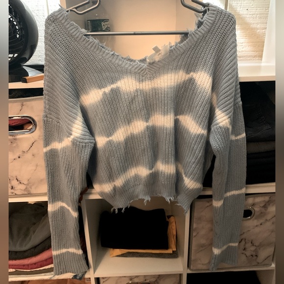 Jessica Simpson | Sweaters | Light Blue Cropped Sweater | Poshmark
